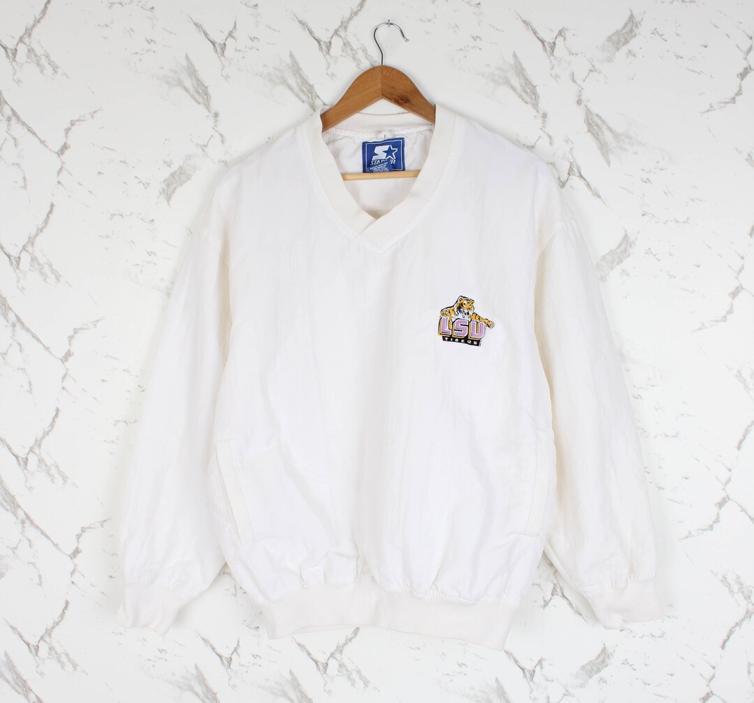 Vintage LSU Tigers Starter Warmup Jacket LARGE | 90s NCAA Top Louisiana ...