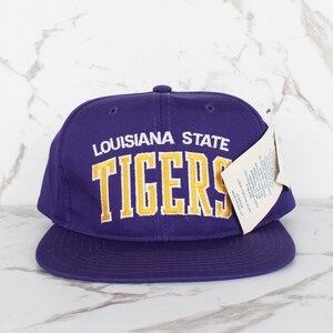 Vintage LSU Tigers Snapback Hat | 90s Starter Arch Baseball Cap ...