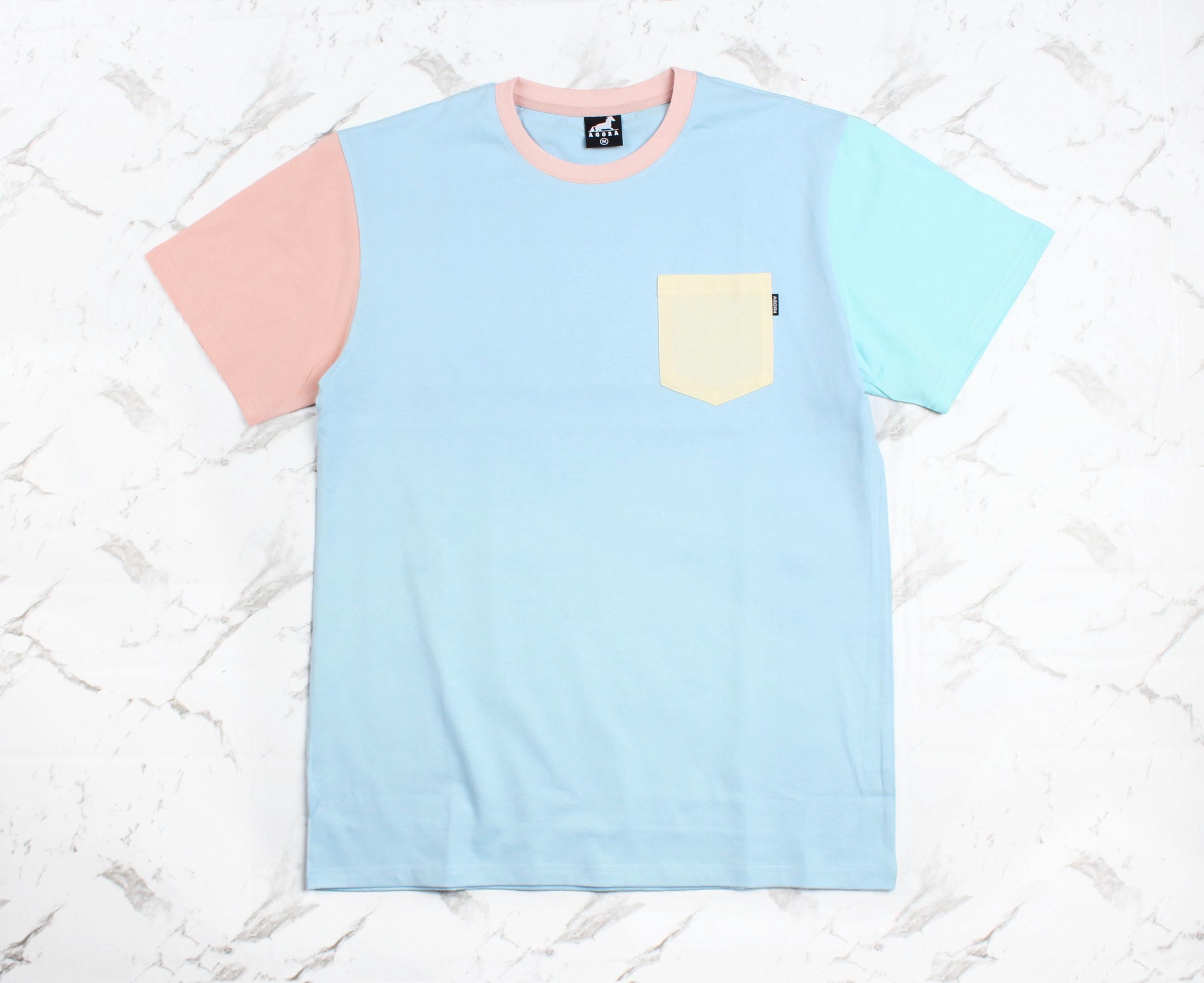 Color Block T Shirts | 80s 90s Vintage Inspired Tees | Colorblock - Etsy