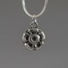 Little Flower Fine Silver PMC Sterling Silver Necklace - Etsy