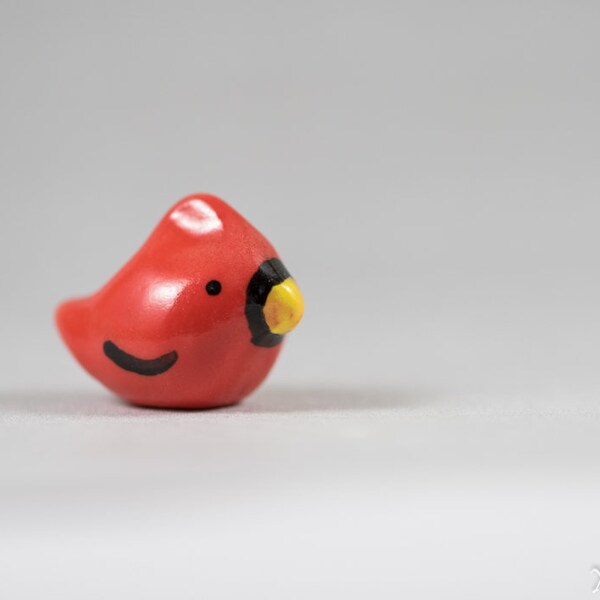 Ceramic Cardinal Figurines - Etsy