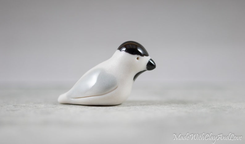 Chickadee Pottery Bird Miniature Ceramic Porcelain Clay - Etsy