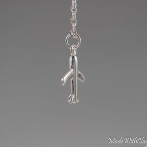 Little Airplane Sterling Silver Necklace Miniature Tiny Cute Plane ...