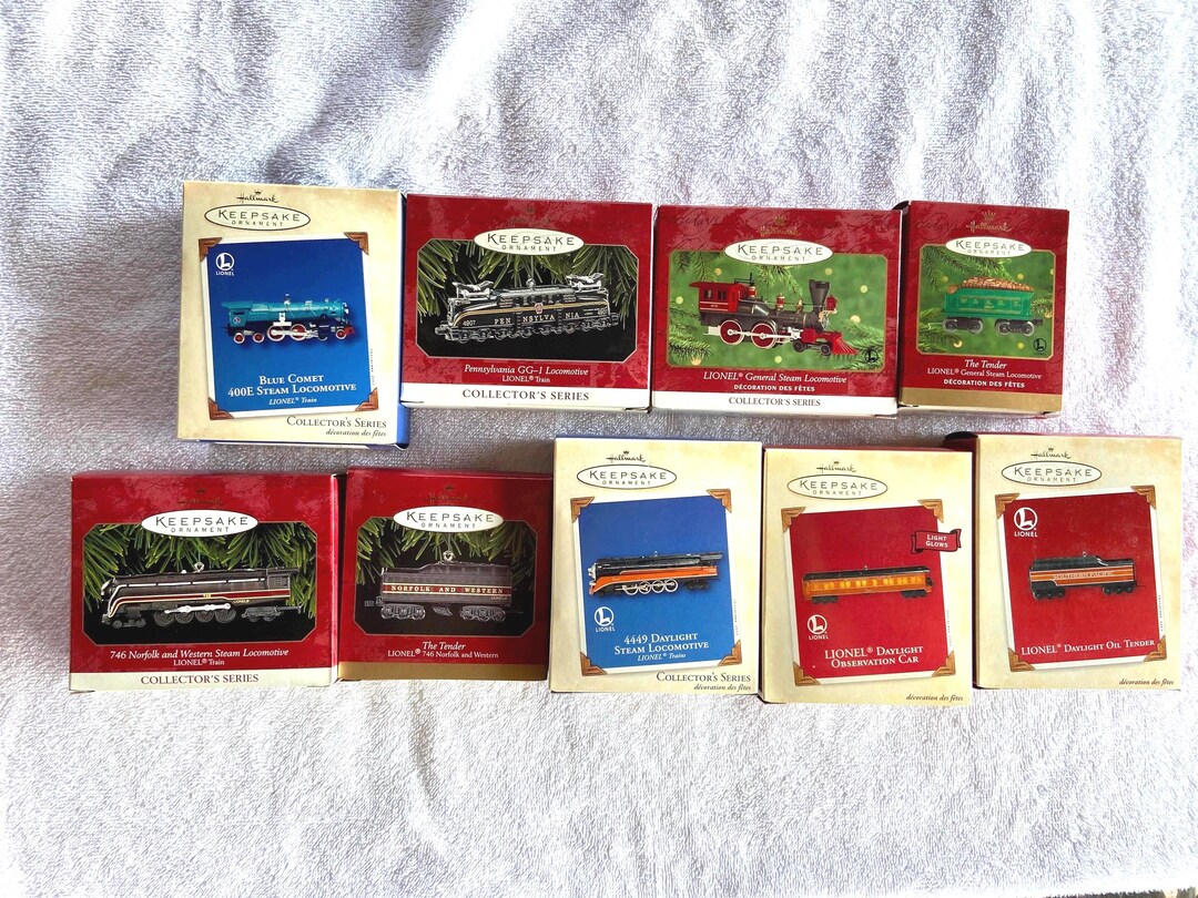 Hallmark Keepsake Ornaments - Lionel Train Series Ornaments - Etsy