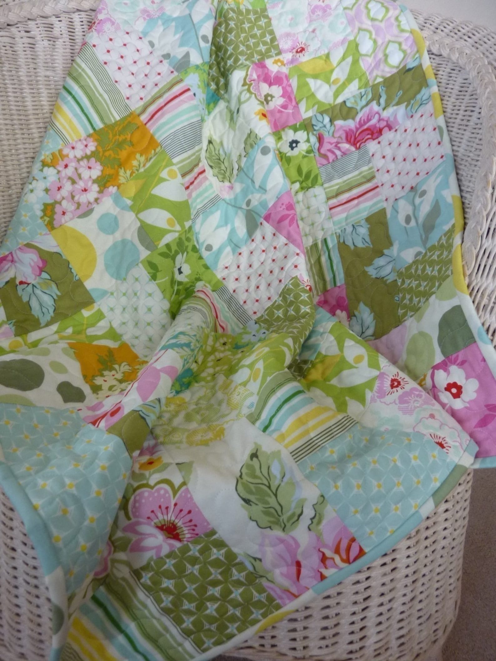 Sweet Baby Blocks Quilt PDF PATTERN Perfect for First Time Quilters and ...