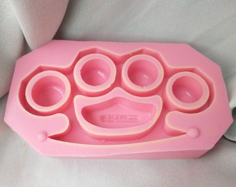 Brass Knuckles Silicone Mold Mould Resin Jewelry Steampunk 348 - Etsy