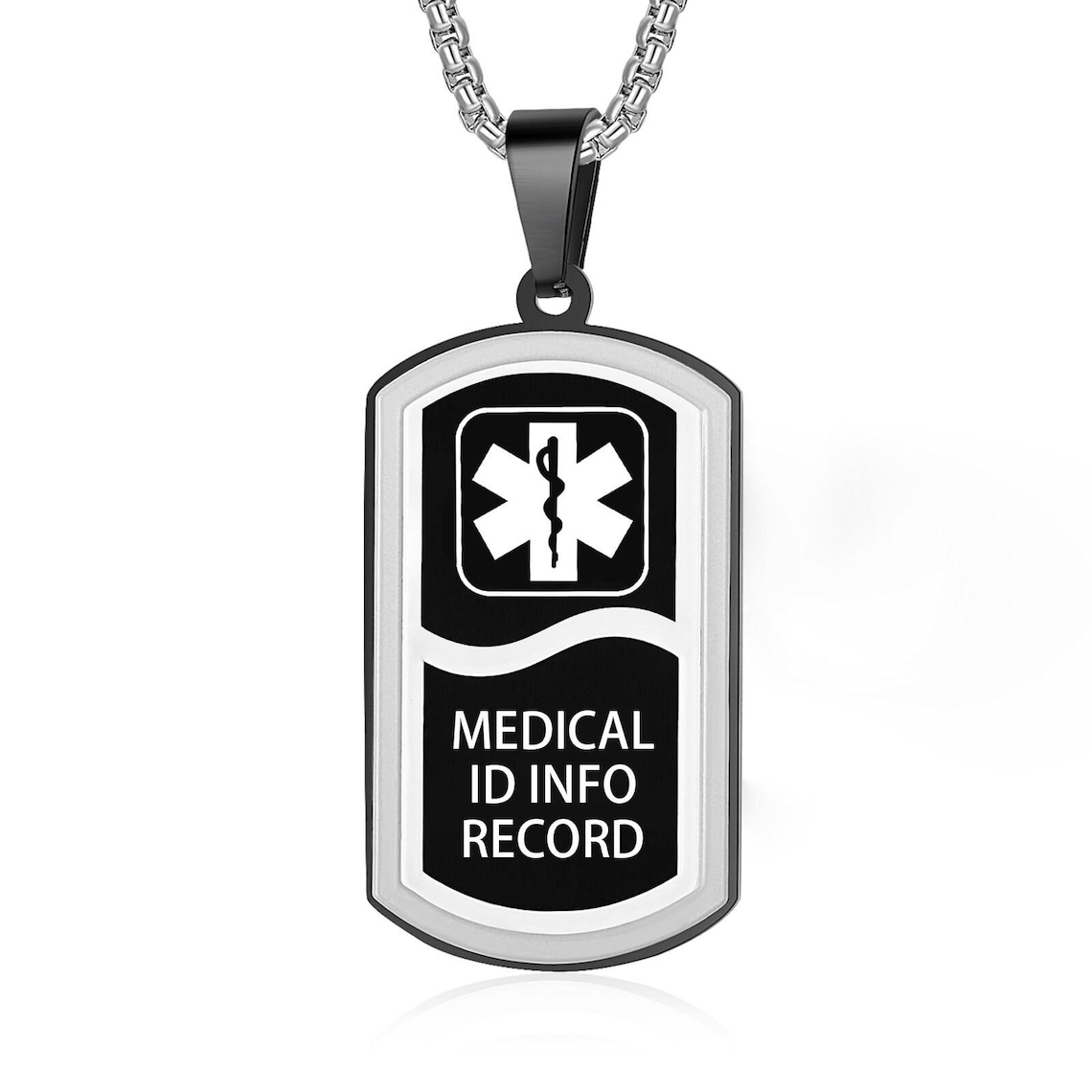 Upgrade Qr Code Medical Alert Info Necklace- Protecting Privacy- Update ...