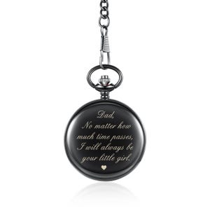 Personalized Photo Pocket Watch With Loving Message Gift for Him,custom ...