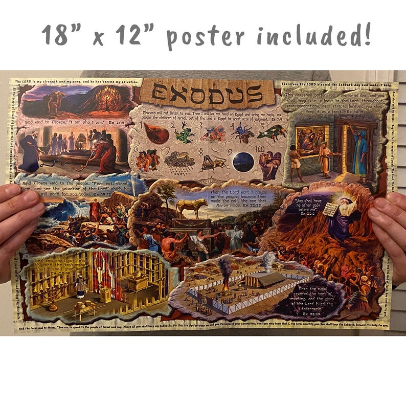 Story of Exodus Jigsaw Puzzle - Christian Puzzle About the Book of ...