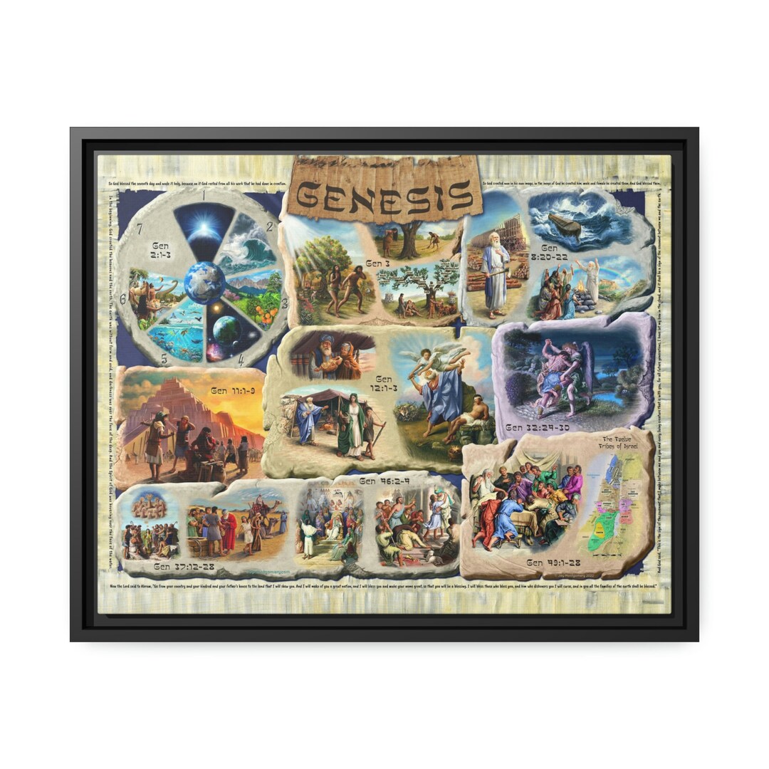 Story of Genesis Illustrated Scenes of the Bible Book of Genesis ...