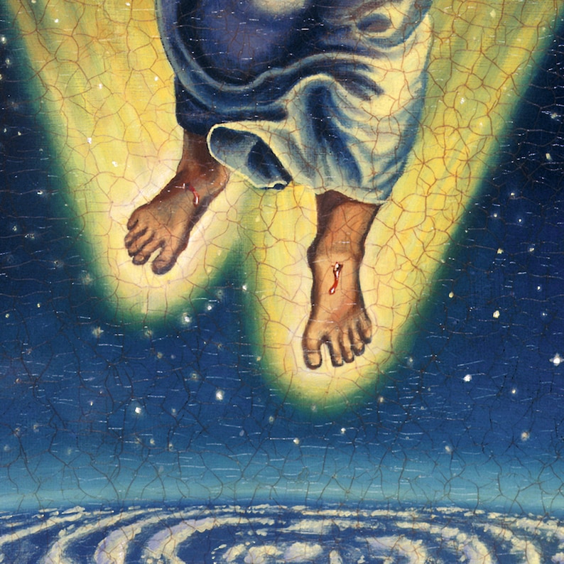 Alien Jesus Print Jesus Christ Super Star Heaven's Gate Cult Comet Hale ...