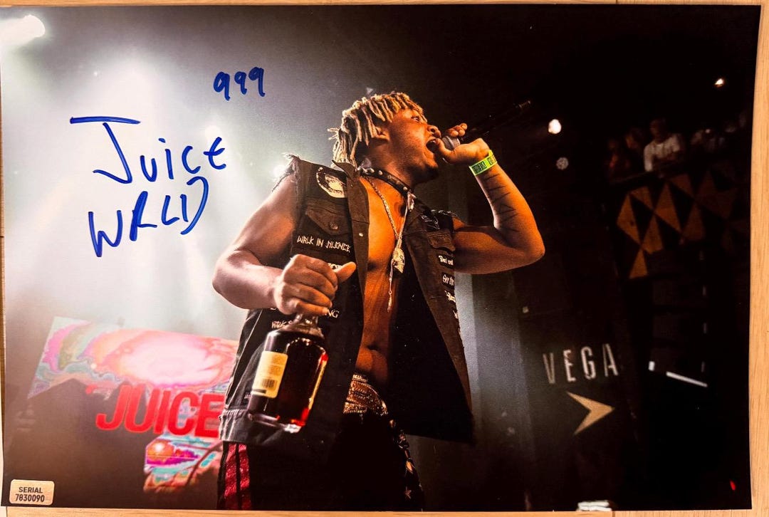 Juice Wrld Signed & Inscribed 999 Autographed 8x12 Inch Photo COA - Etsy