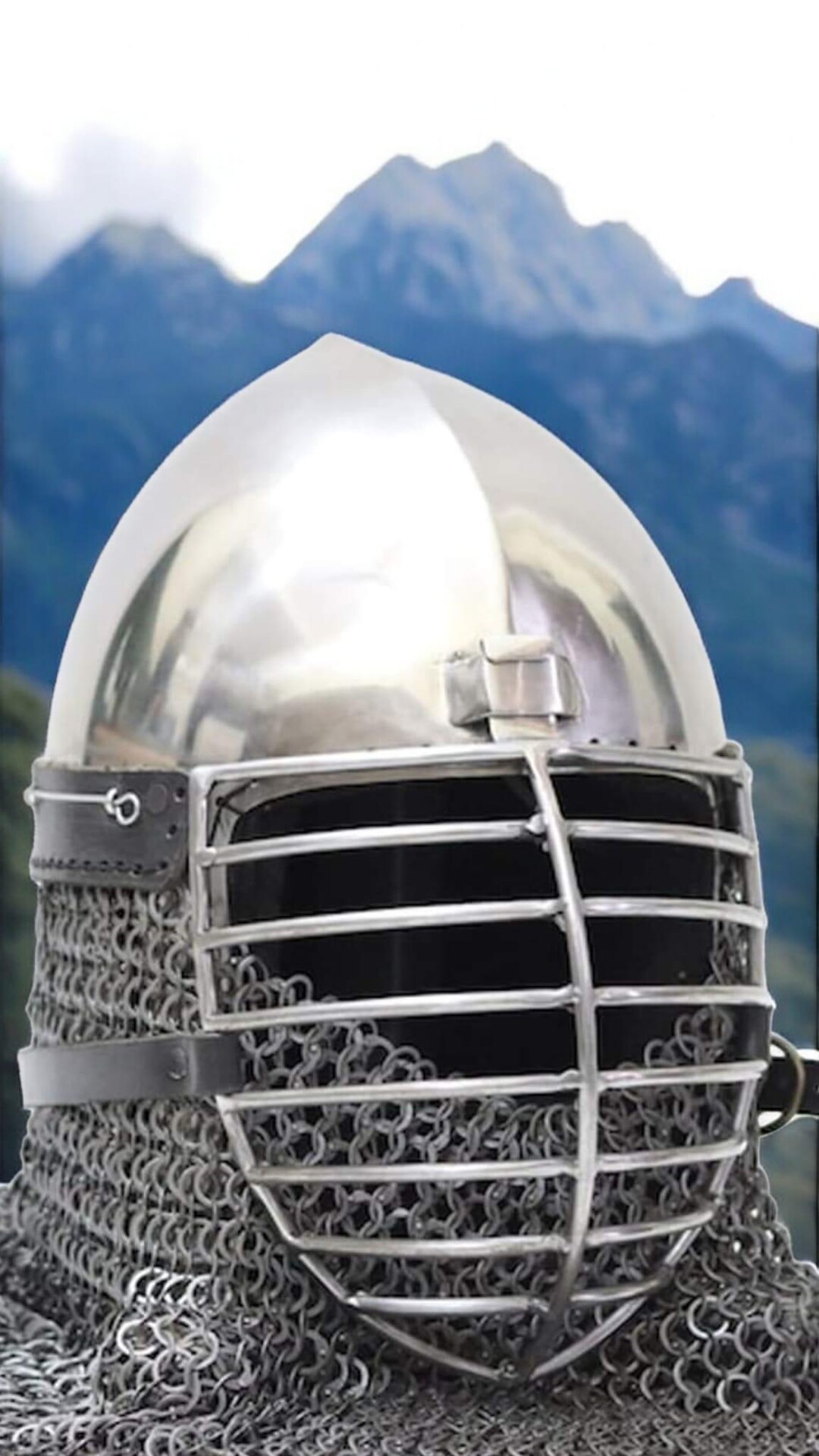 SCA Helmet, Medieval SCA Helmet Open Face Standard Medieval SCA Helmet ...