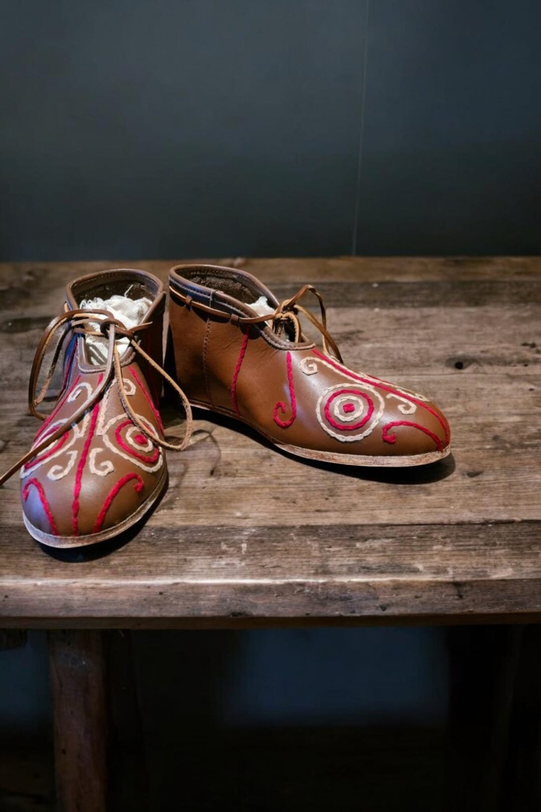 Viking Turn Shoe, Slavic Opele Shoes, Medieval Boots - Etsy