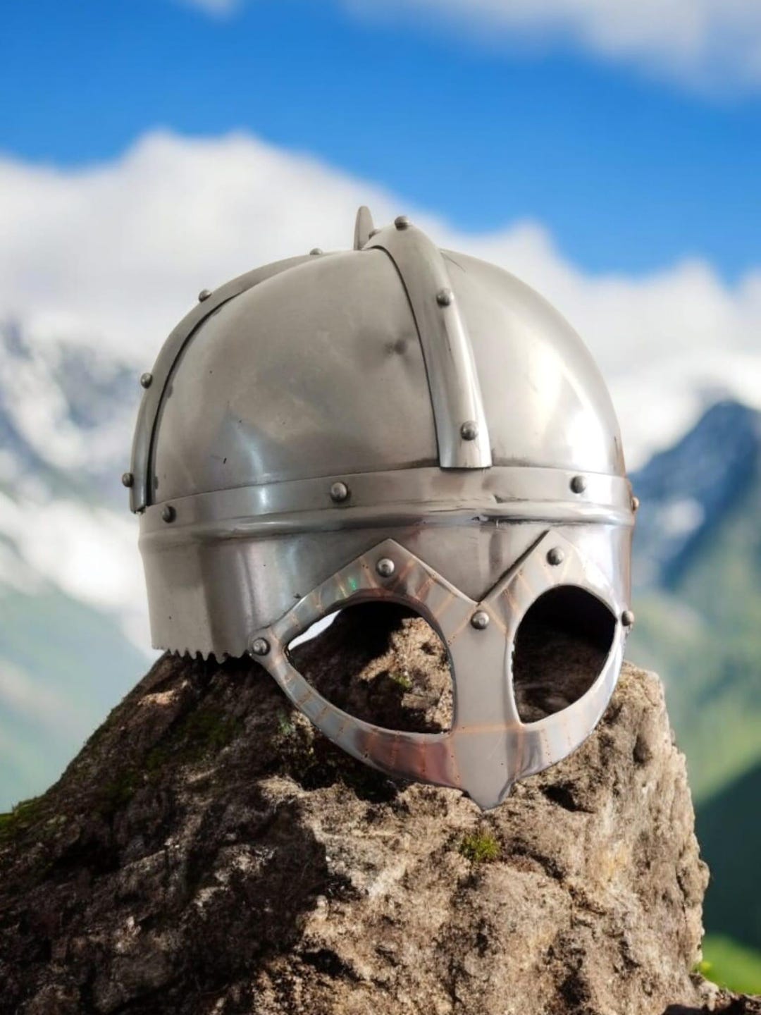 Viking Gjermundbu Helmet, Viking Helmet for Reenactment - Etsy