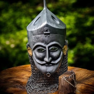 Kipchak Helmet, Cuman Helmet for Reenactment and Magyars - Etsy