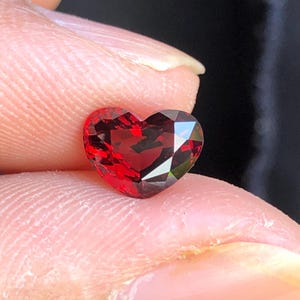 Orange Spinel Heart 2.19 Carat Natural Spinel Gemstone, Gemstone Lovers ...