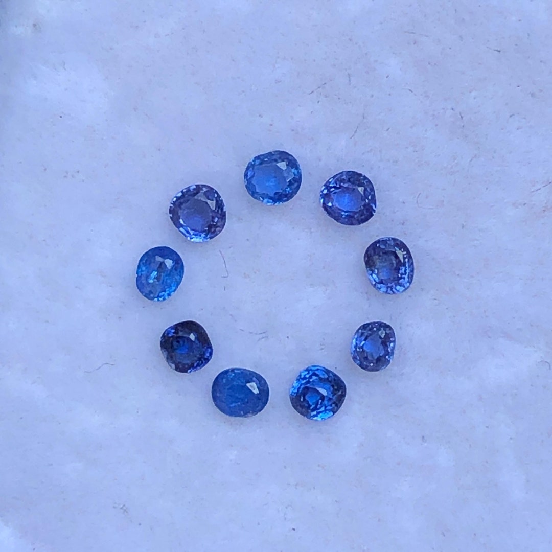 Cobalt Blue Spinel Gem 9pcs 0.245ct Natural Spinel Gemstone, Blue Gemstone, Blue Spinel Loose ...