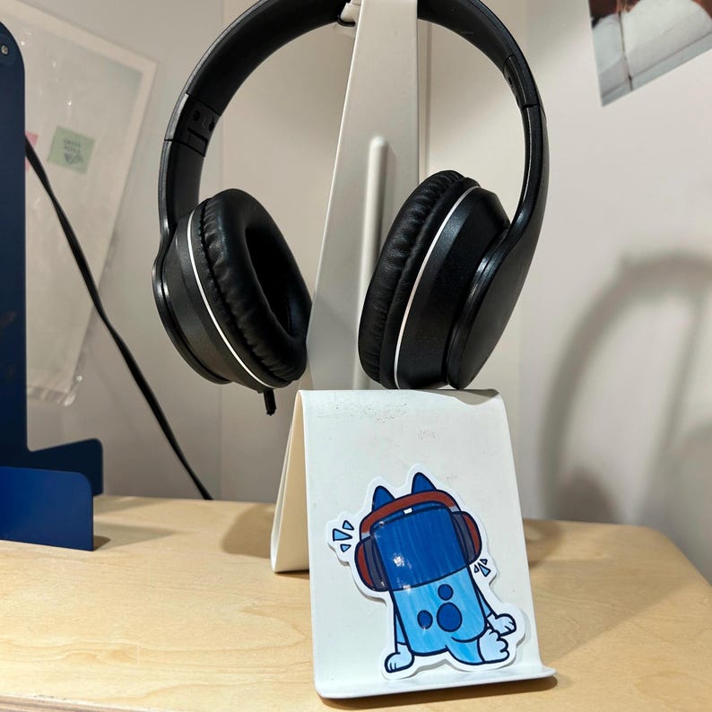 Bluey Headset Sticker - Etsy