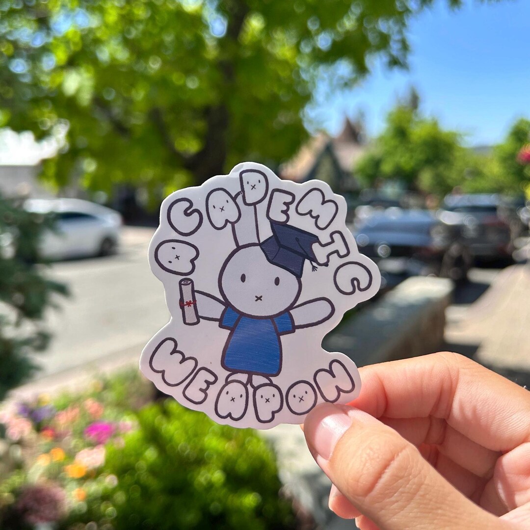 Miffy Academic Weapon Sticker - Etsy