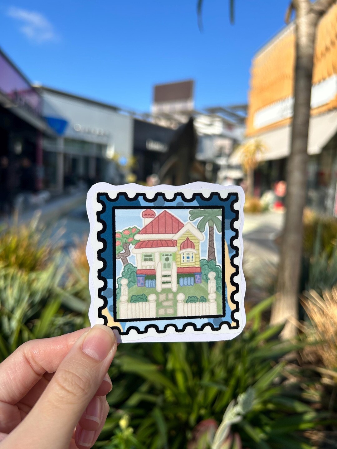 Bluey House Stamp Sticker - Etsy