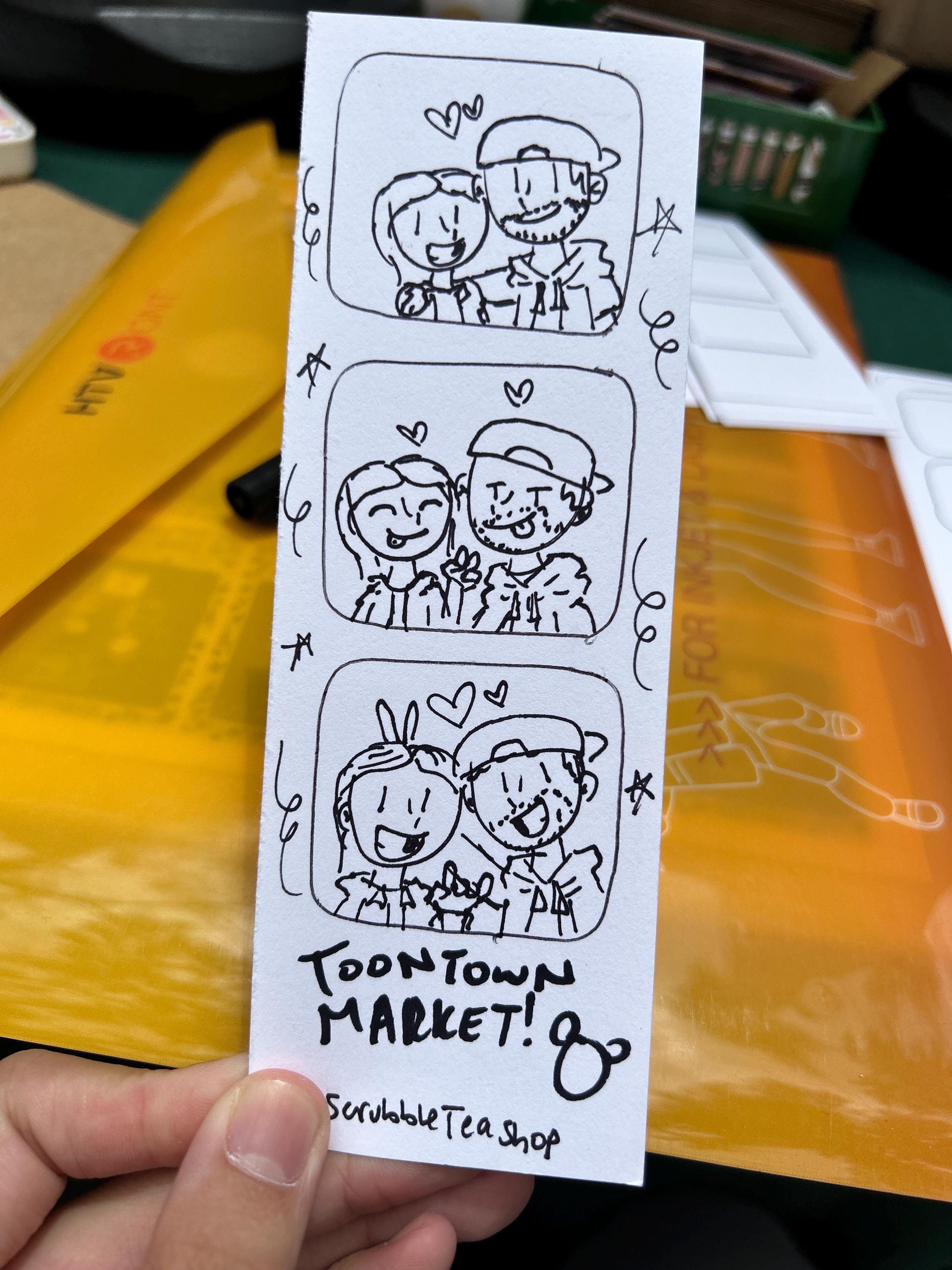 Personalized Photo Booth Strip Doodle - Etsy