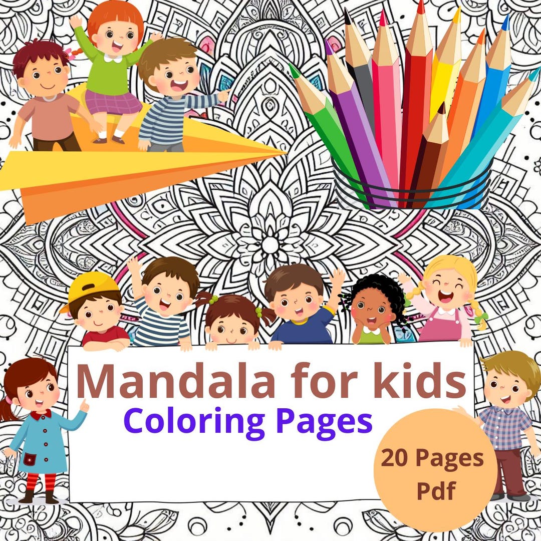 Mandala Junior Coloring Pages|easy Coloring Pages|fun and Creative Art ...
