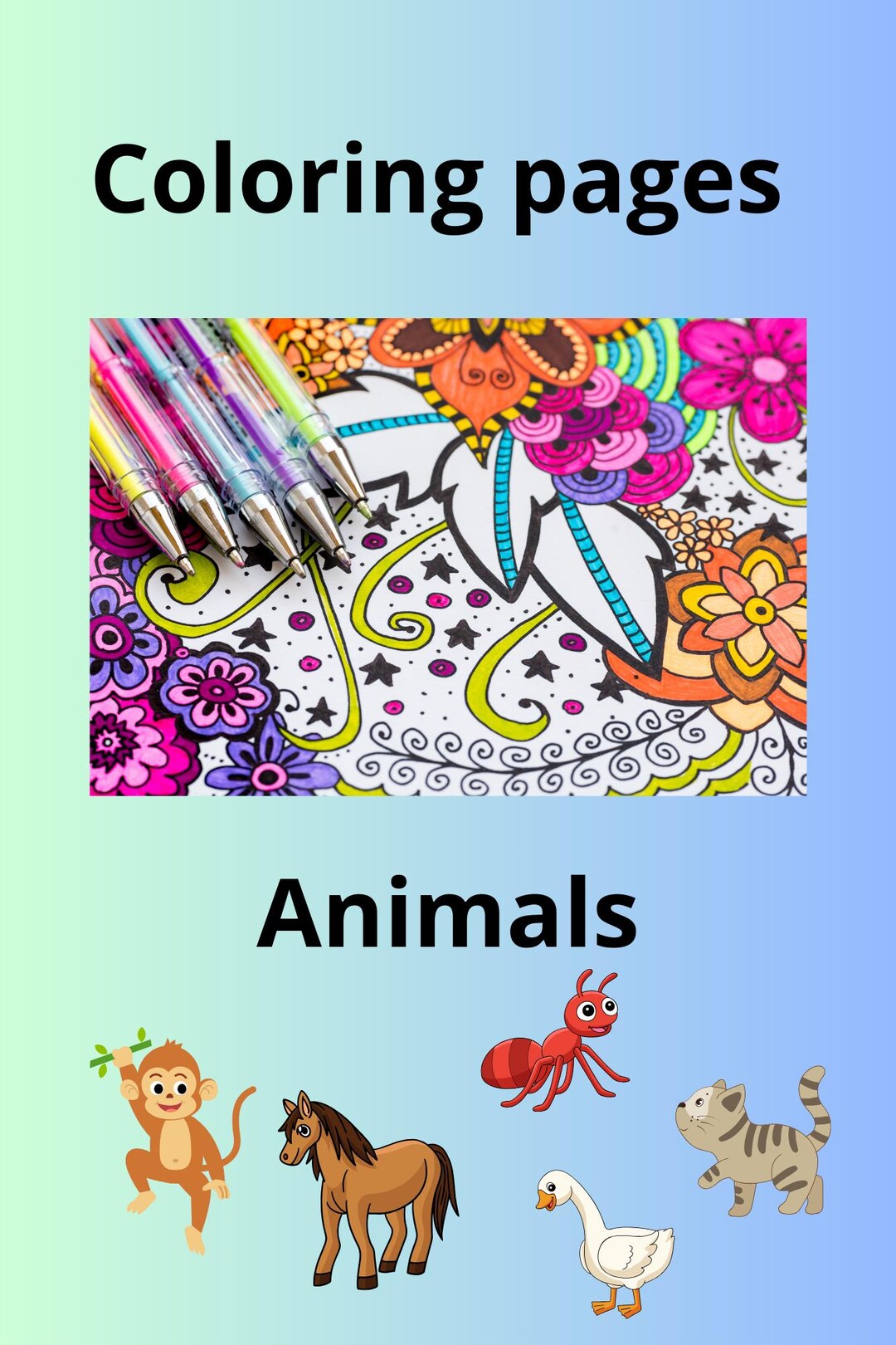 49 Adorable Animal Coloring Pages, Animals Coloring Sheet, Drawings to ...