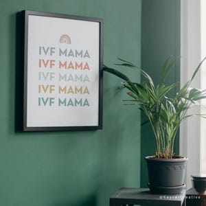 IVF Warrior Printable | Infertility Inspirational Wall Art Decor ...