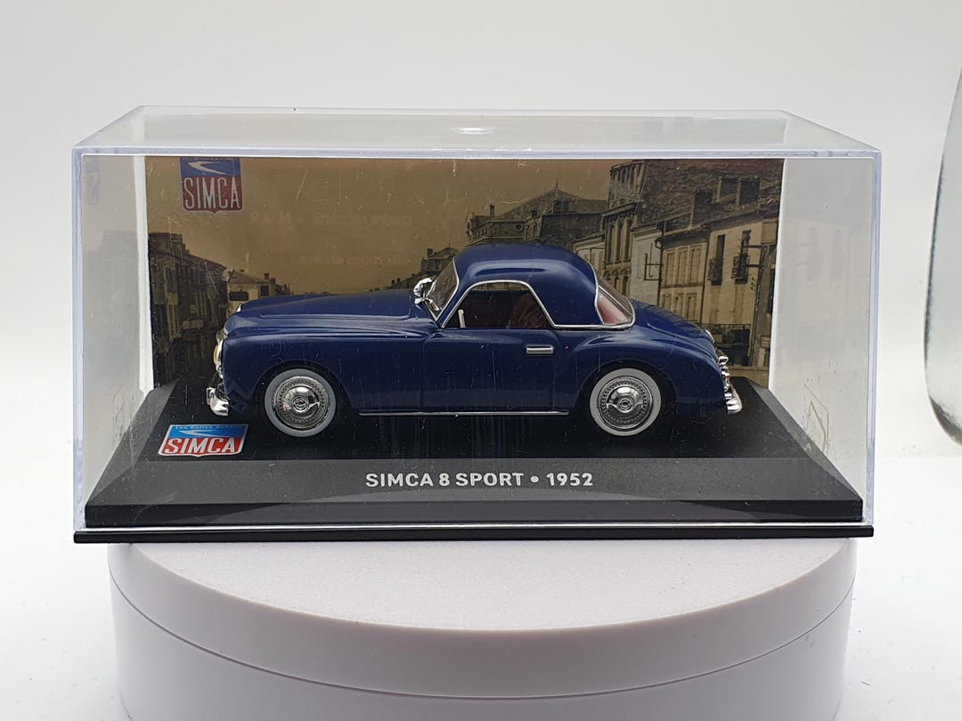 Simca 8 Sport 1952 Newsstand 1/43 Blue - Etsy