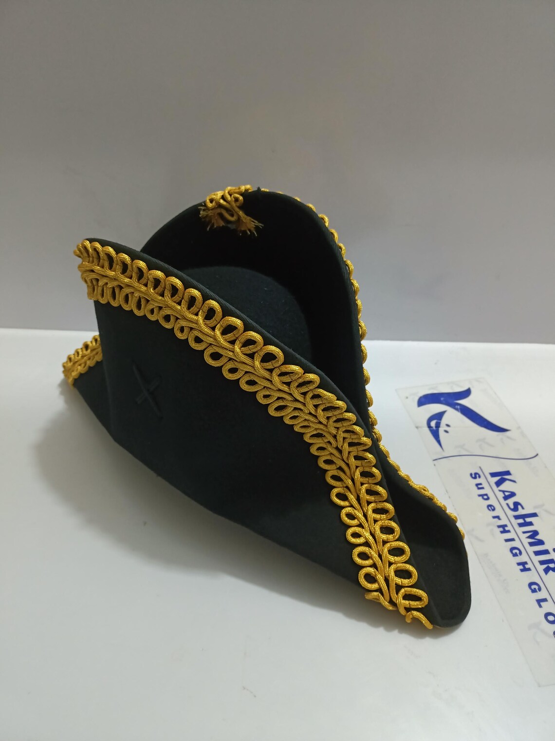 Napoleon Bicorne With Gold Trim - American Cocked Hat - Red White Blue ...
