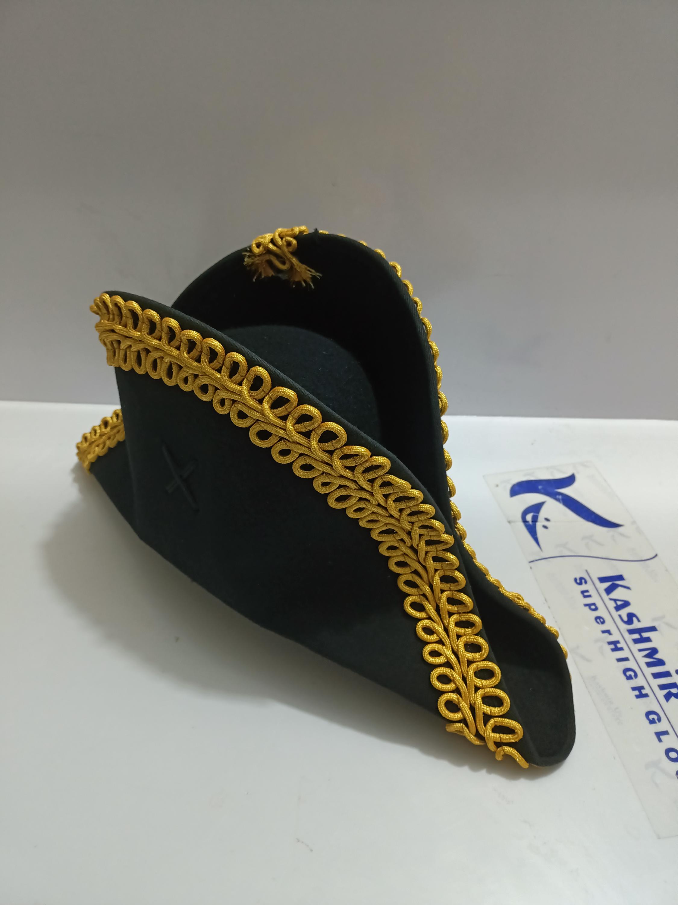 Napoleon Bicorne With Gold Trim - American Cocked Hat - Red White Blue ...