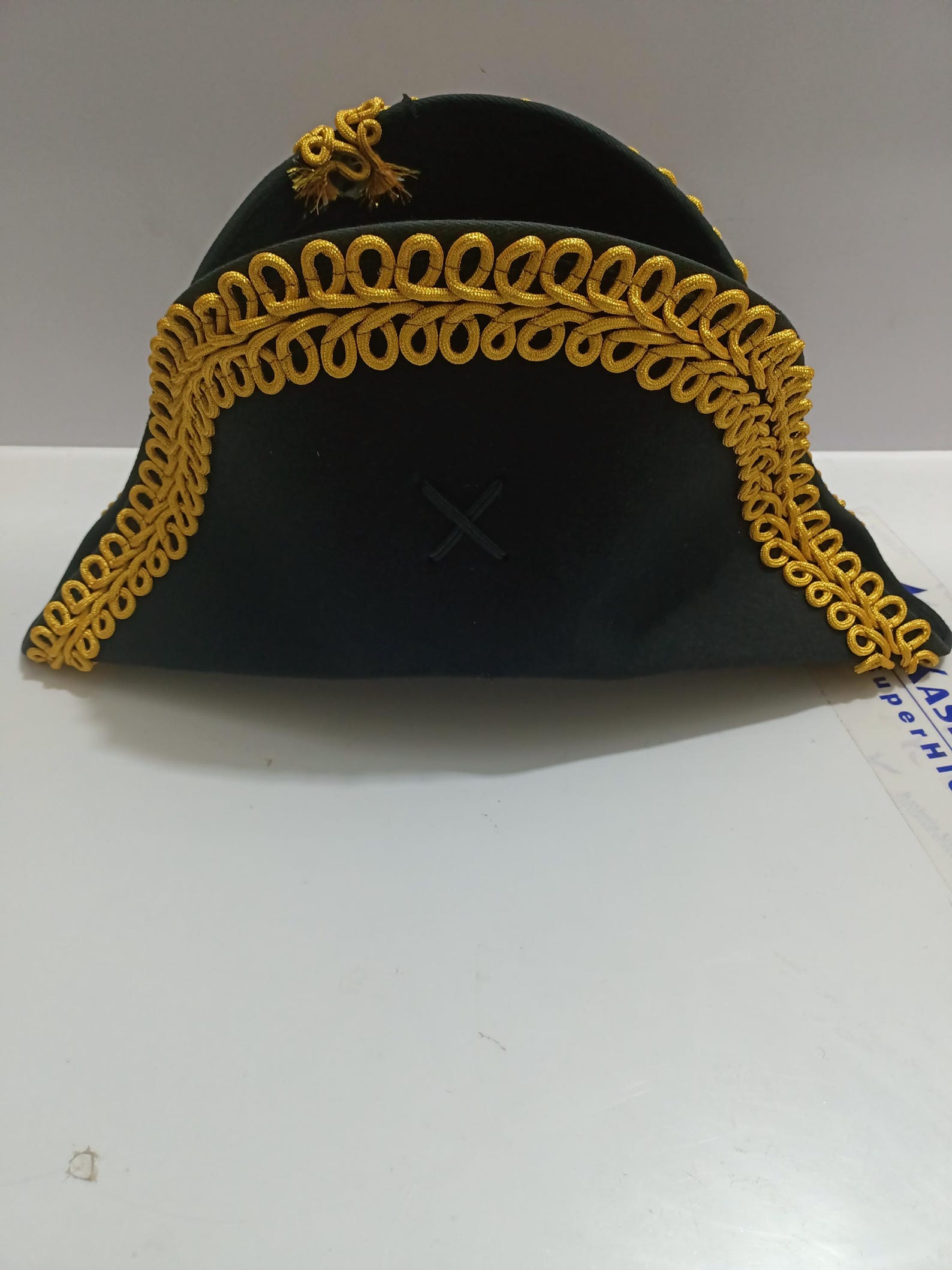 Napoleon Bicorne With Gold Trim - American Cocked Hat - Red White Blue ...