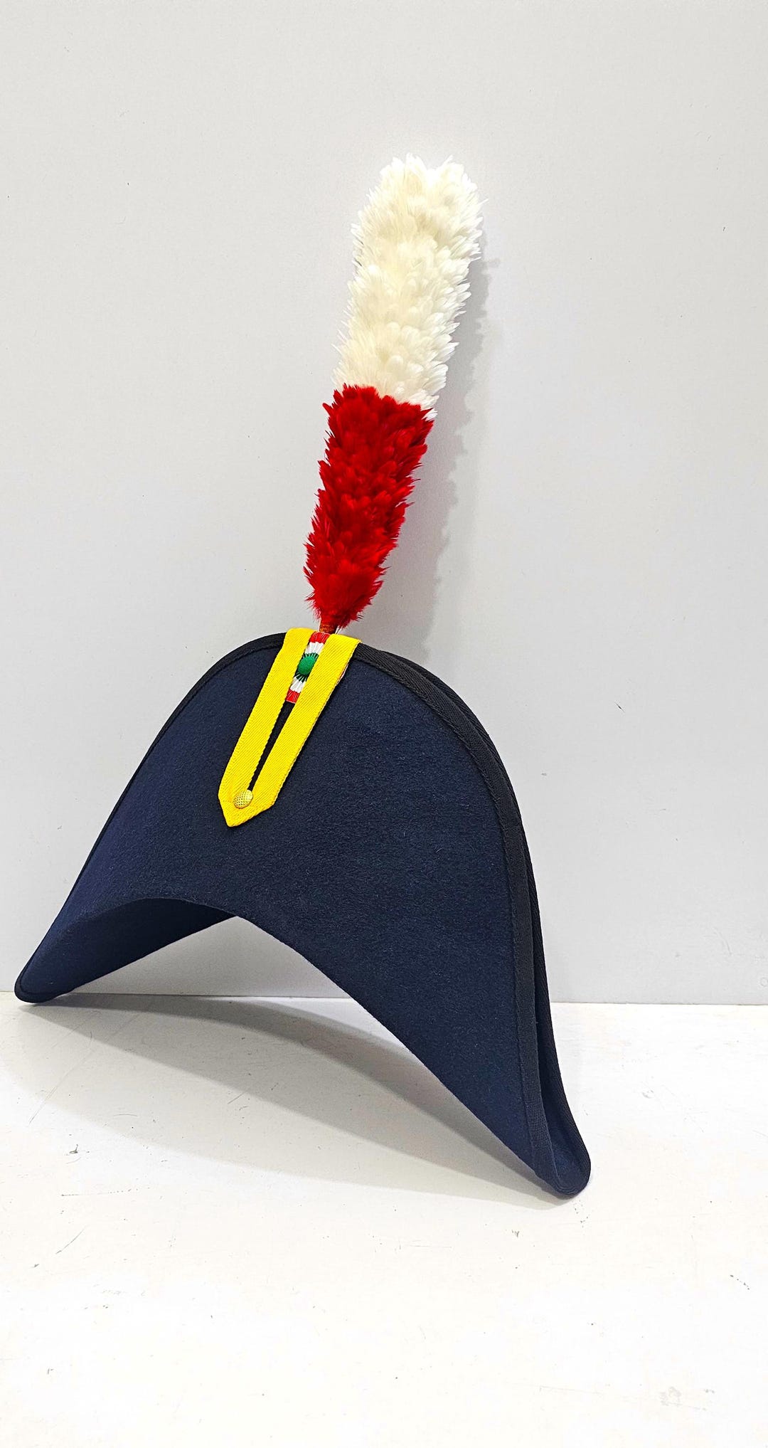 Napoleon Bicorne With Black Trim - Italian Cocked Hat - Red White Green ...