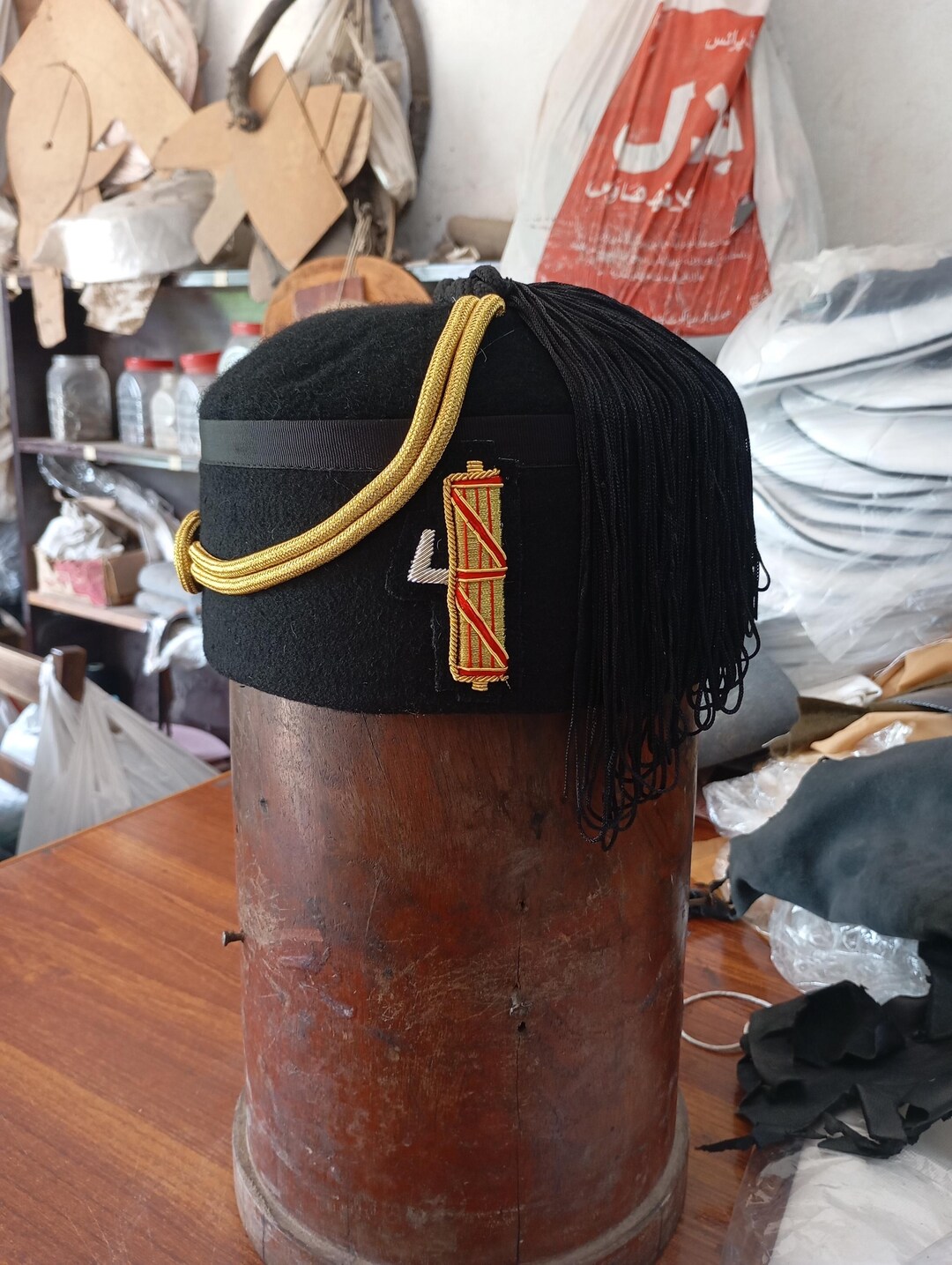 Italian Military Fez Hat Wool Officer Cap, Historical cosplay - Etsy