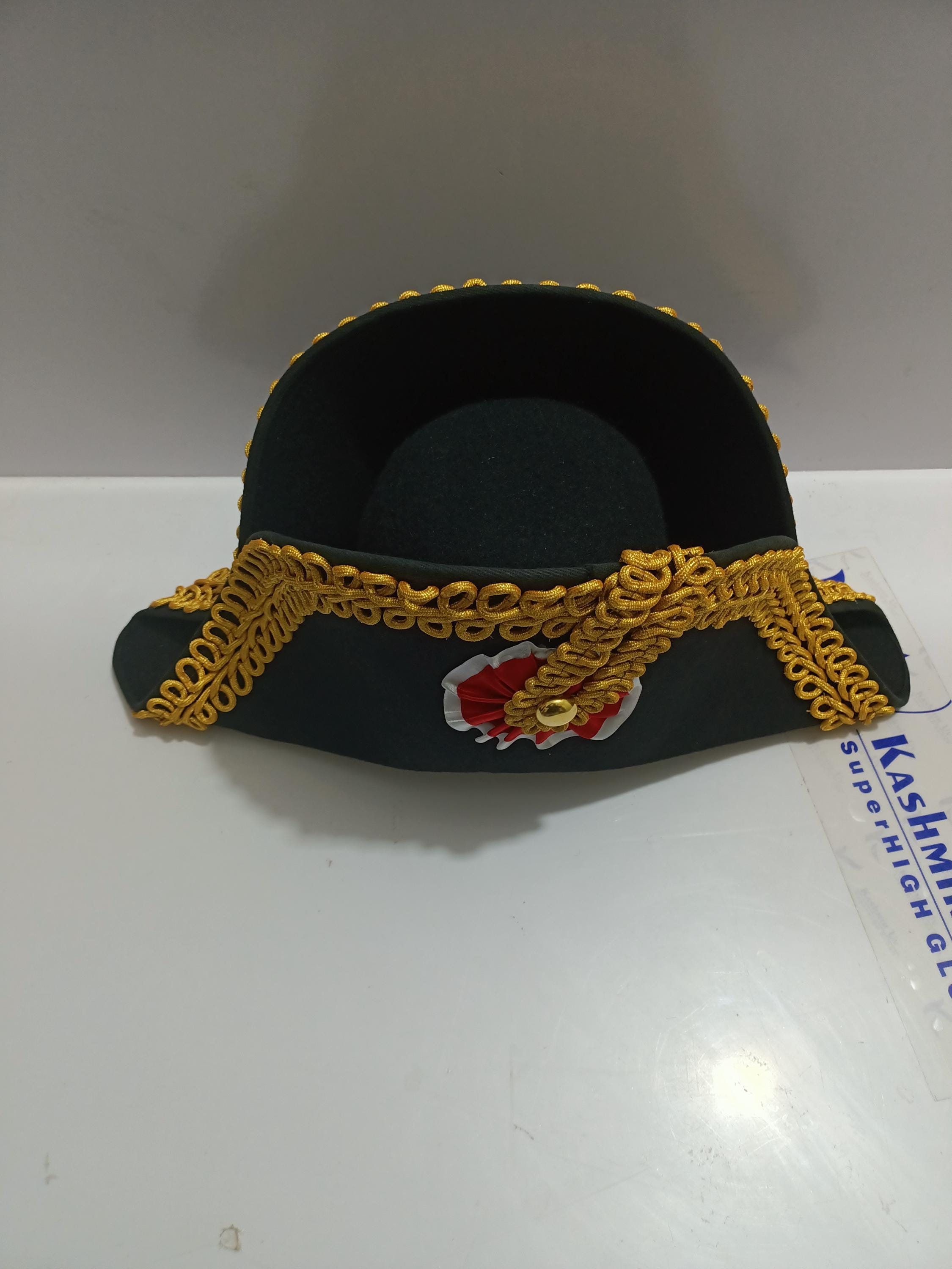 Napoleon Bicorne With Gold Trim - American Cocked Hat - Red White Blue ...