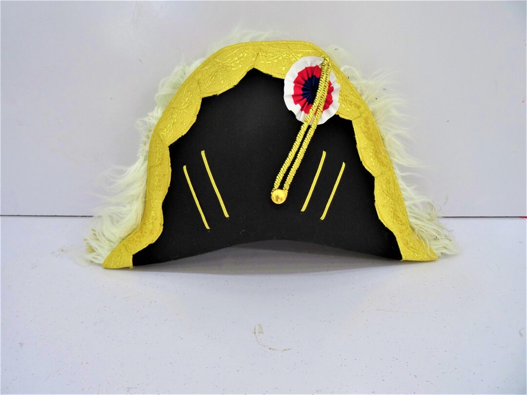 Bicorn Hat of General Officer or Field Marshals With Feather White - Etsy