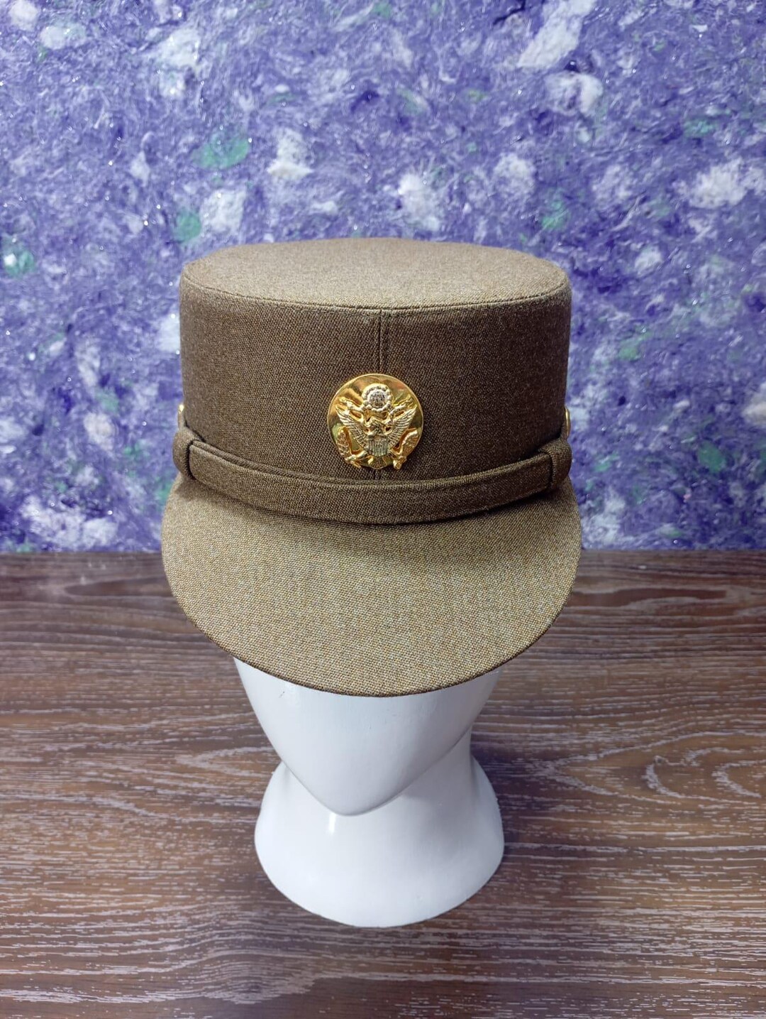 Reproduction WW2 Enlisted Olive Drab Wool WAC Hobby Hat Cap - Etsy
