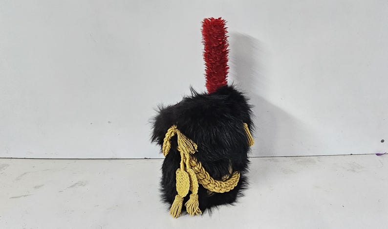 Napoleonic 1st Empire French Imperial Guard Shako Hat With Bearskin ...