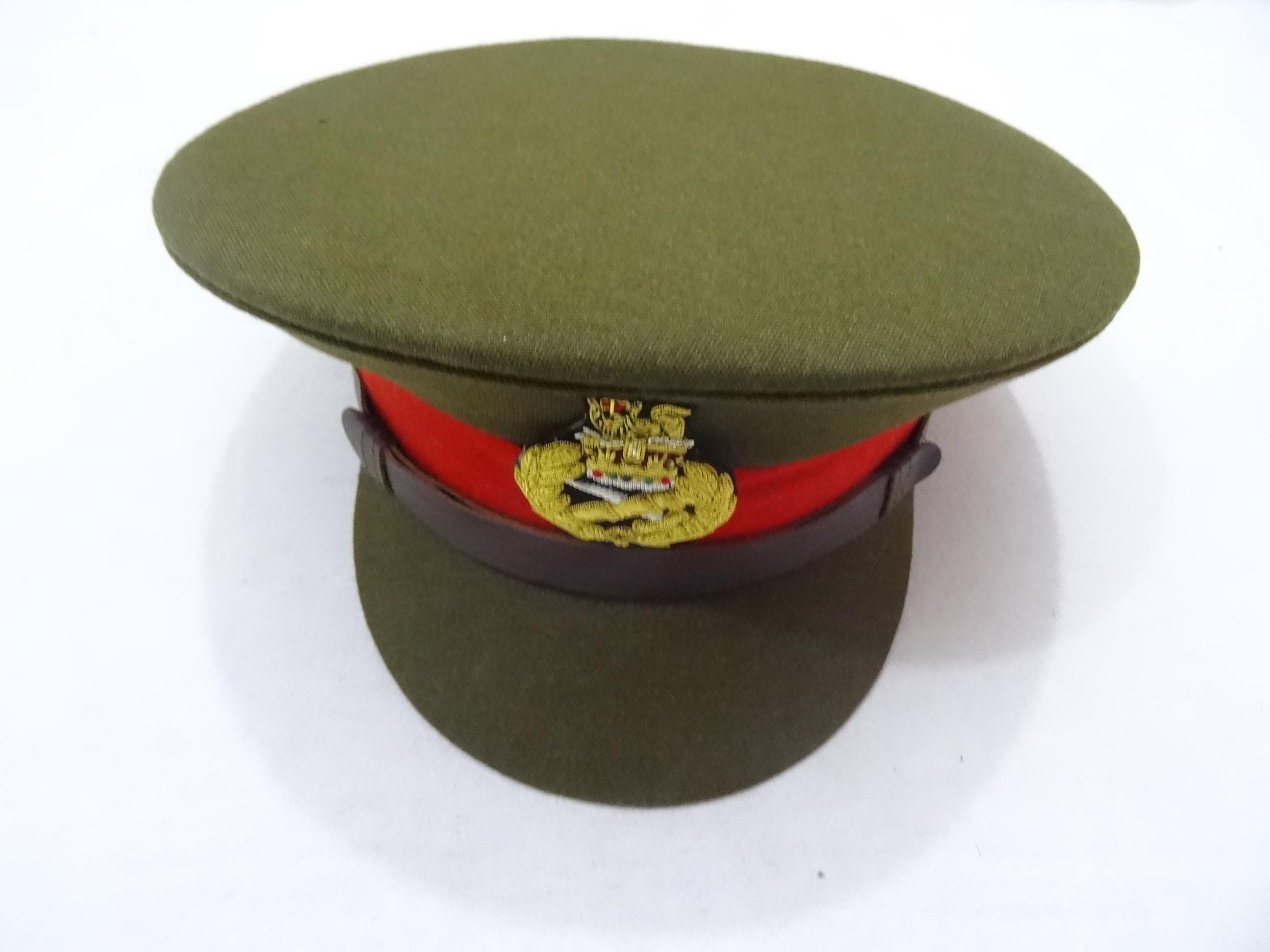 WW2 British Army General Staff Officers Peak Visor Cap Colonel and ...