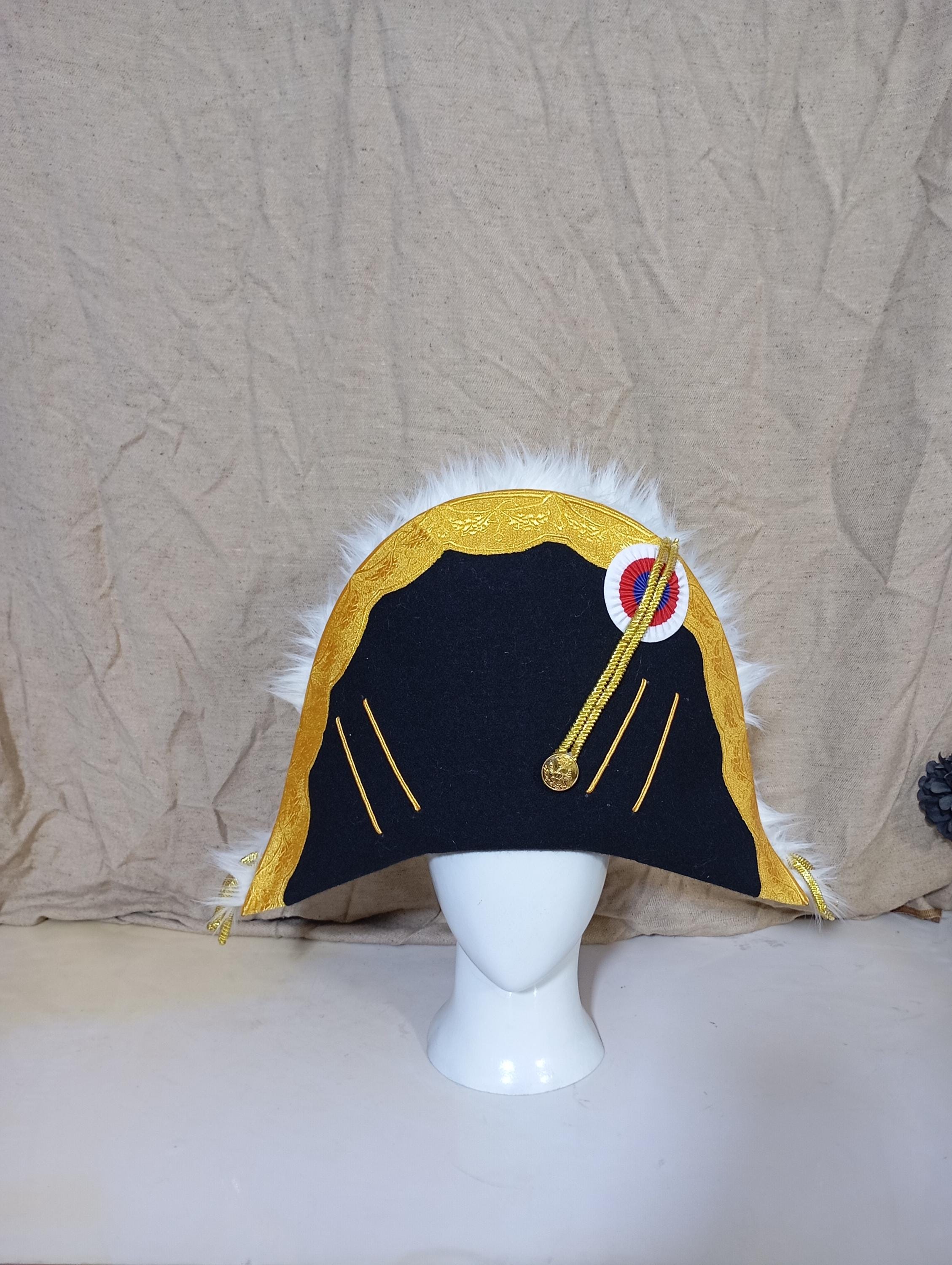 Bicorn Hat of General Officer or Field Marshals With Feather White - Etsy