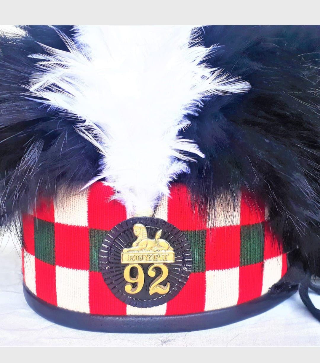92nd Gordon Highlanders 1815 Feather Bonnet Hat - Etsy