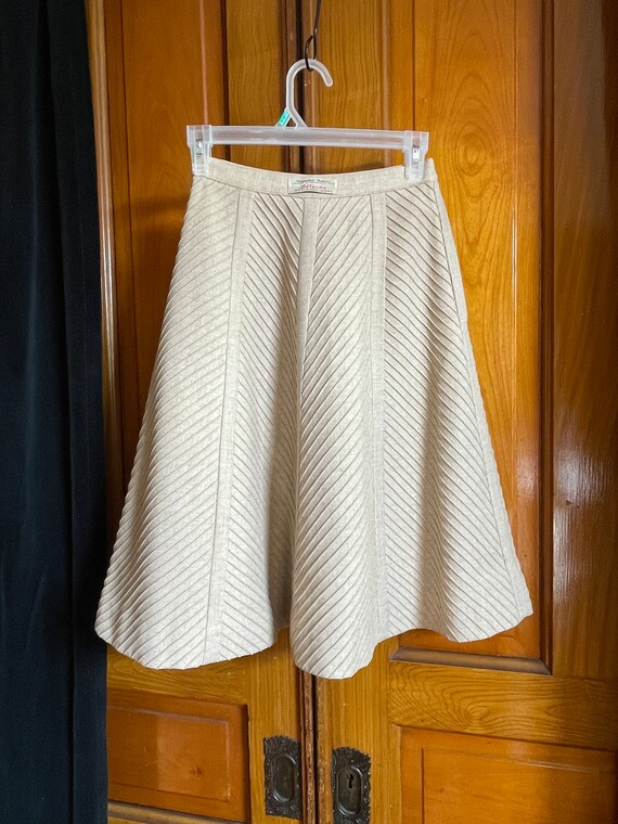 Vintage pure wool skirt by Nat Gurdin 40s 50s mid cen… - Gem