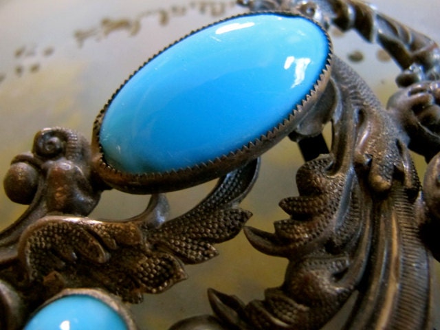 Antique Belt Buckle Sash Guide Victorian or 1920s Flapper Ornament Very ...