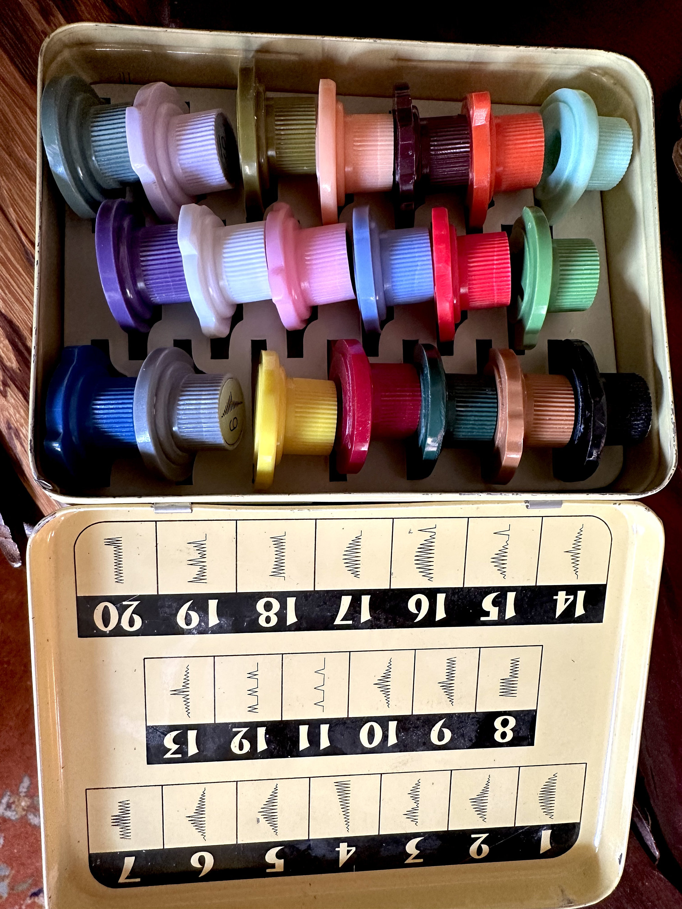 Vintage Cams for Sewing Machine Stitch Identification Top Hat Cams in ...