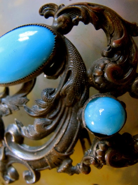 Antique Belt Buckle Sash Guide Victorian or 1920s Flapper Ornament Very ...