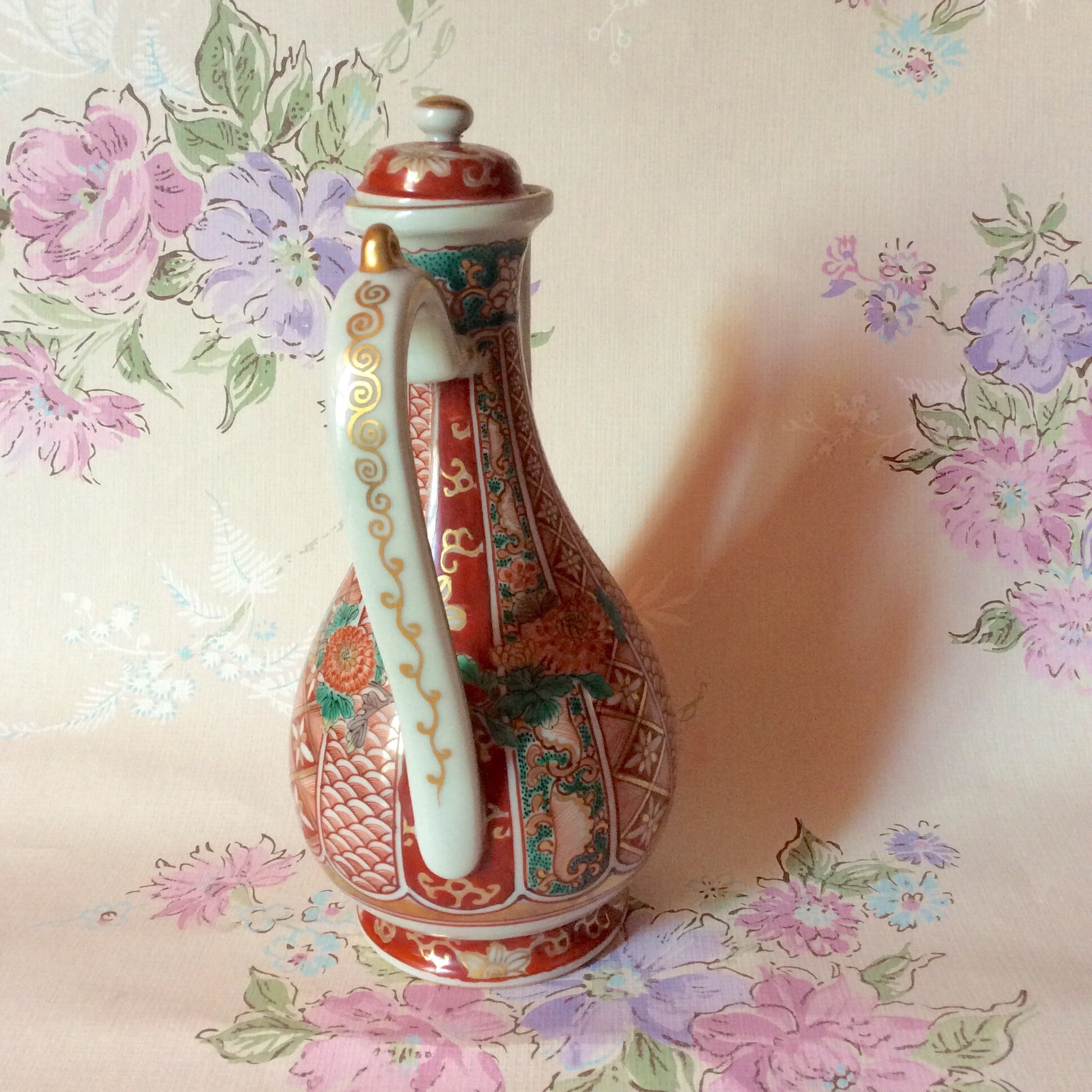 Vintage Porcelain Coffee Pot, Coffee Serving, Funky Table Setting ...