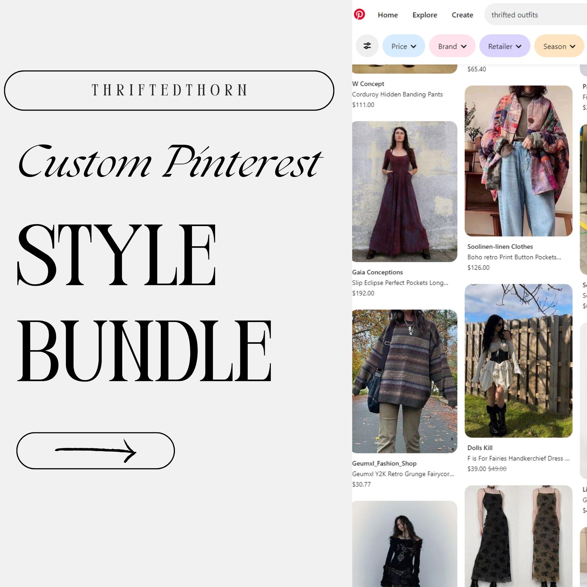 Custom Pinterest Board Style Bundle - Etsy