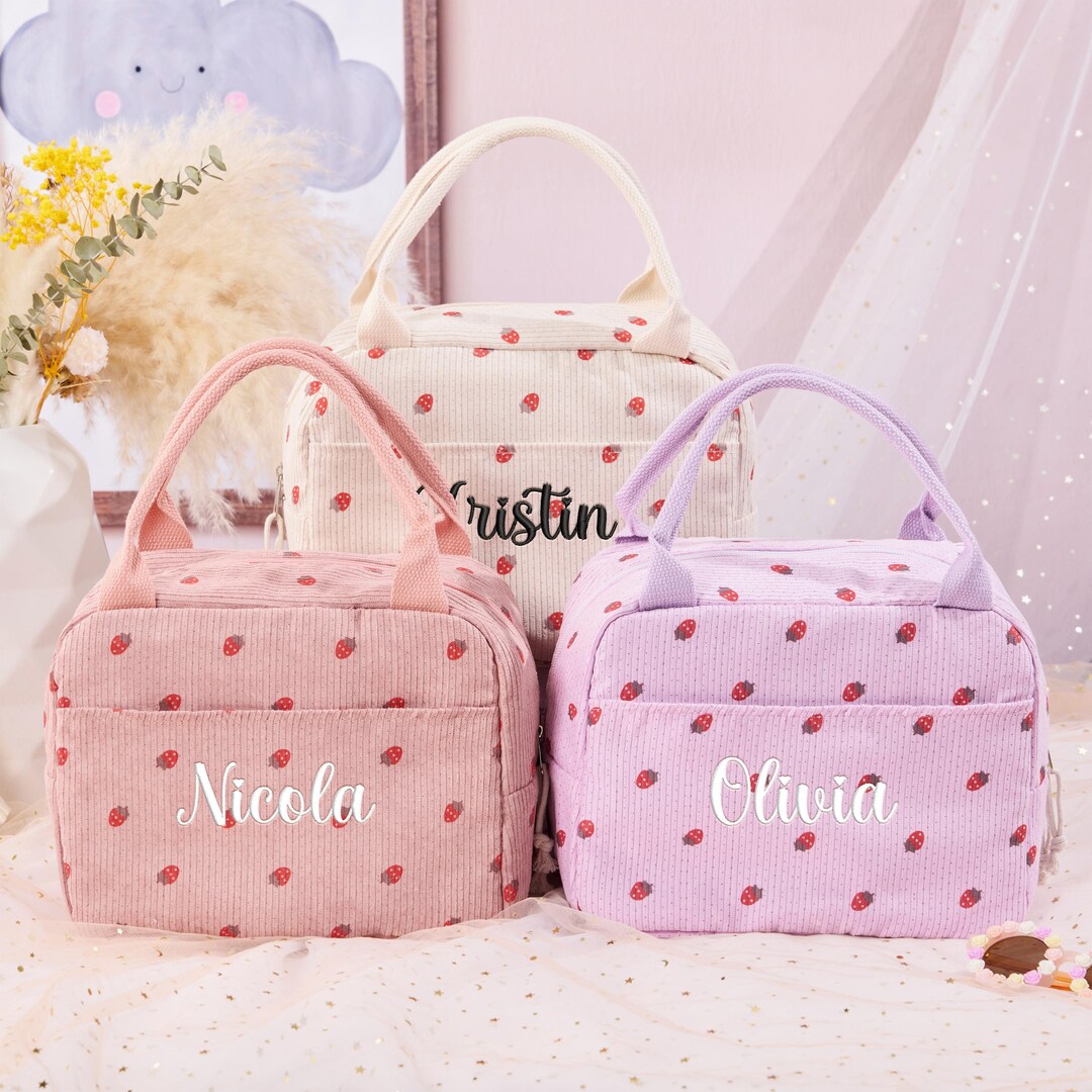 Personalized Lunch Box Bag Custom Lunch Box With Name Insulated Cooler ...