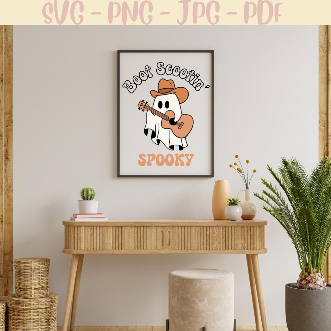 Boot Scootin' Spooky SVG, Boot Scootin' Spooky PNG, Cowboy Ghost Svg ...
